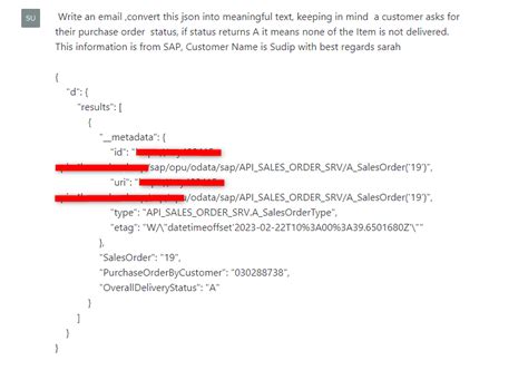 chatgpt integration with sap s 4hana sap community