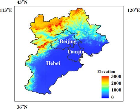 Figure 1 From Spatiotemporal Differentiation Of Impervious Surface In The Beijing Tianjin Hebei