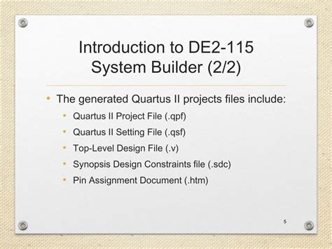 PPT My Second FPGA For Altera DE2 115 Board PowerPoint Presentation Free Download ID 1581172