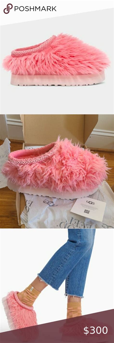Ugg Fluff Momma Sugar Tasman Platform Uggs Pink Jasmine Fluff