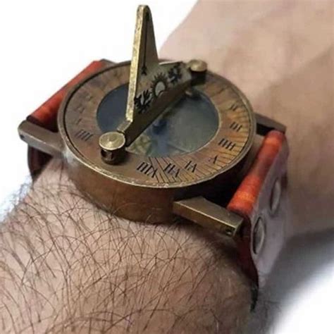 Brass Brown Wrist Watch Compass Sizediameter 8 Inch At ₹ 1500piece