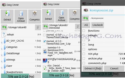 How To Create Open Unzip Archive Files On Android Devices