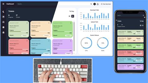 Asmr Programming Responsive Admin Dashboard With Light And Dark Mode No Talking Youtube