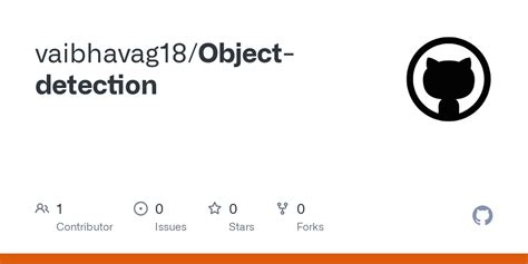 GitHub Vaibhavag Object Detection