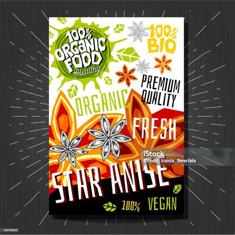식품 라벨 스티커 세트 화려한 스케치 스타일 과일 향신료 야채 패키지 디자인 스타 아니스 견과류 야채 라벨 개념에 대한 스톡 벡터 아트 및 기타 이미지 Istock