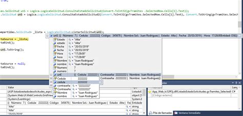 c como escribir todo el contenido de un objeto en una gridview