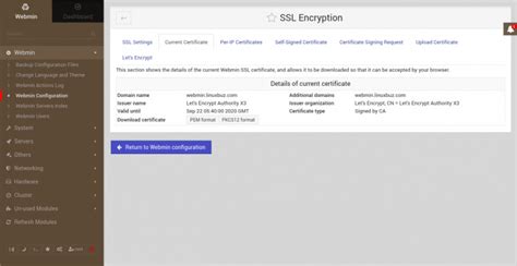 cómo instalar webmin y protegerlo con let s encrypt ssl en ubuntu 20 04