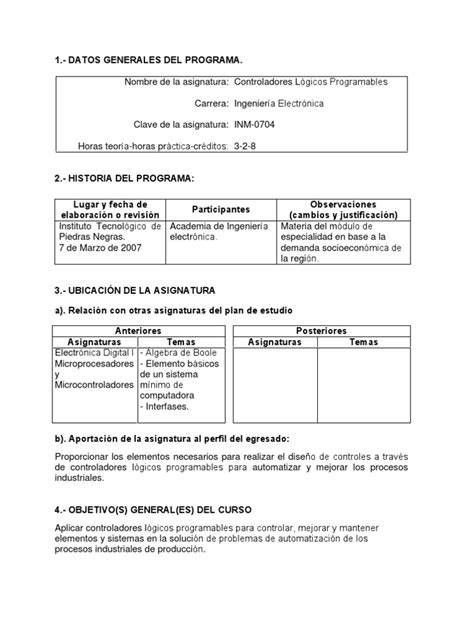 Controladores Logicos Programables Pdf Controlador Lógico Programable Automatización