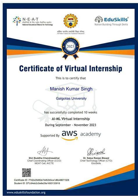 Internship Machinelearning Artificialintelligence Amazon Tech Manish Kumar Singh