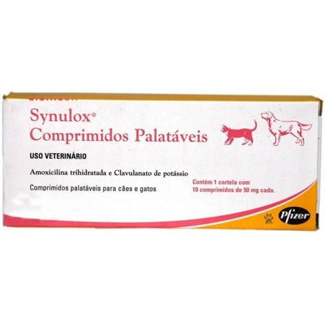 Synulox 50mg 100 Tablets Antibiotic For Dogs And Cats Vetloom