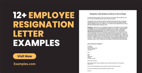 Exle Of A Good Resignation Letter Pdf