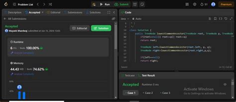 Solved Leetcode Problem No 236 Mayank Bhardwaj Posted On The Topic