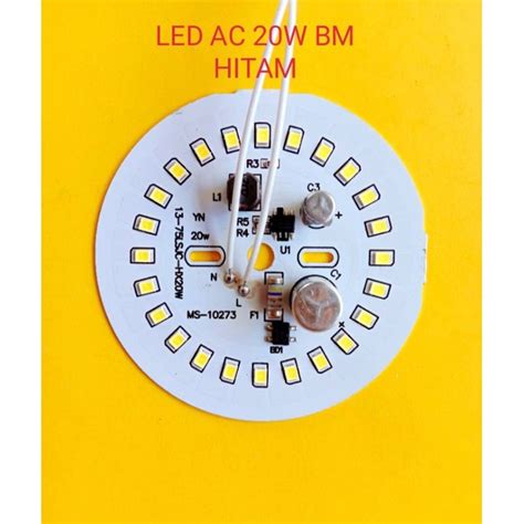 Jual Pcb Lampu Led Ac W Bm Hitam V Shopee Indonesia