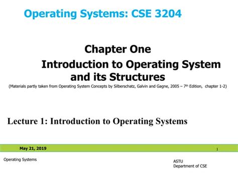Lecture 1 Introduction To Operating Systems Pdf Operating Systems