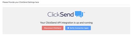 how to connect clicksend in wordpress fluent forms