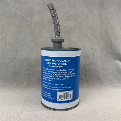 Disney Parks Dinoco Motor Oil Can Sipper Drink Cup Pixar Cars Land Blue