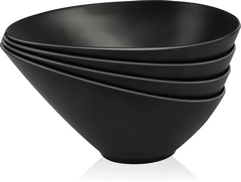 Rtteri 8 Pcs Acrylic Angled Salad Bowls And Serving Trays