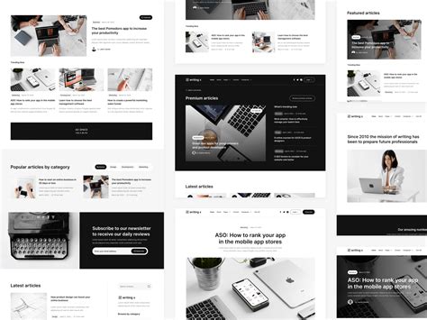 Blog Webflow Template Writing X Writing X Templates