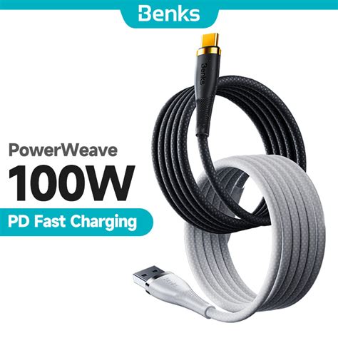Ch Nh Th C C A Benks C P B N S C Nhanh Benks Powerweave Pd W Usb Usb C Sang Type C Cho