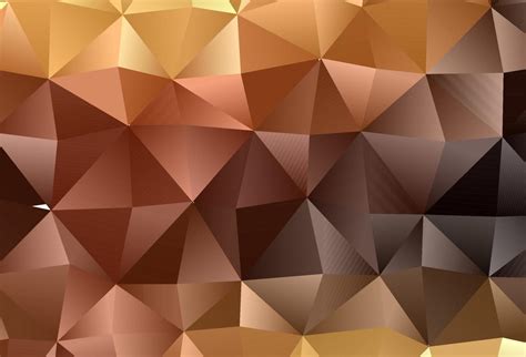 Dark Orange Vector Shining Triangular Background 12240140 Vector Art At Vecteezy