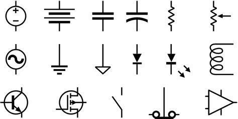 Basic Electronic Components And Their Symbols