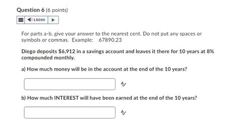 Solved Question 6 6 Points For Parts A B Give Your Chegg Com
