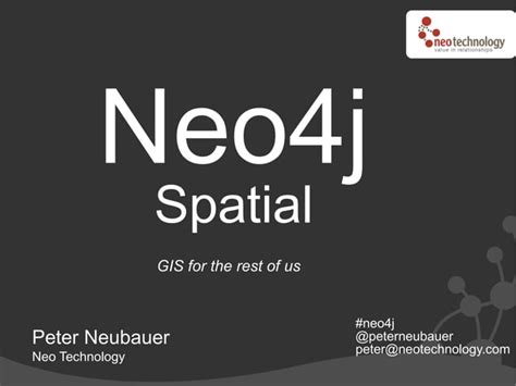Neo4j Spatial Nosql Frankfurt Pdf