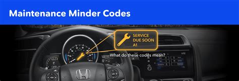 Maintenance Minder Codes Gary Force Honda
