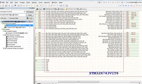基于stm32h743vit6单片机最小系统核心板硬件（原理图pcb封装库）工程文件，ad09设计工程文件stm32h743vit6原理