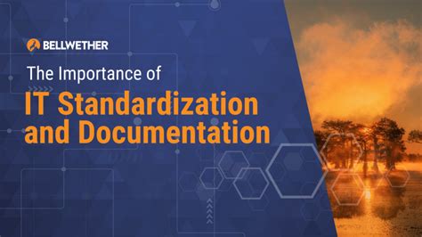 The Importance Of Standardization And Documentation Bellwether Technology