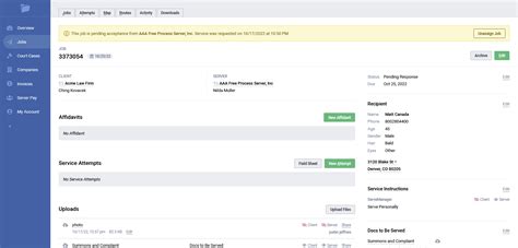 accept decline workflow servemanager support