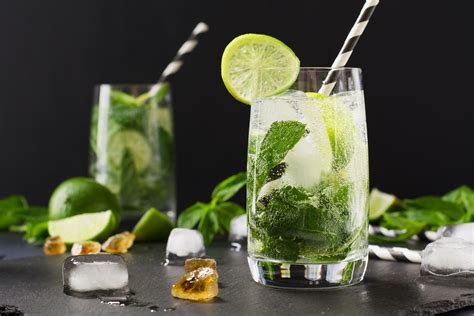4k 5k Mojito Lime Cocktail Highball Glass Ice Hd Wallpaper