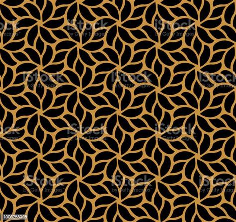 기하학적 꽃 벡터 완벽 한 패턴입니다 추상적인 벡터 텍스처입니다 아트 데코 나뭇잎 배경입니다 0명에 대한 스톡 벡터 아트 및 기타 이미지 Istock