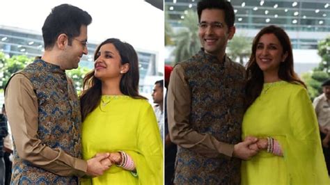 Raghav Chadha and Parineeti Chopra arrive in Delhi after marriage