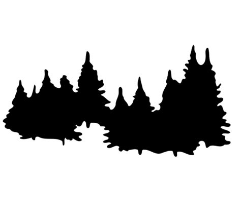 Black And White Forest Clipart Free Download On Clipartmag