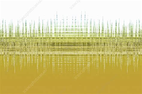 Abstract Line Pattern Illustration Stock Image C039 8366 Science Photo Library