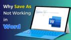 Why Save As Not Working In Word And How To Fix It
