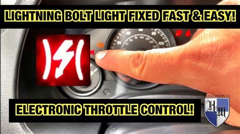 what is the lightning bolt on dash