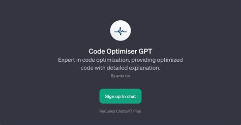 Code Optimiser Gpt And 11 Other Ai Alternatives For Code Optimization