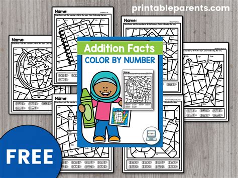 Addition Color By Number Printable Parents