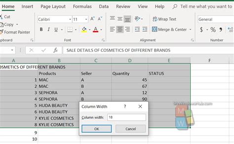Excel Expand Table Columns At Billy Ford Blog