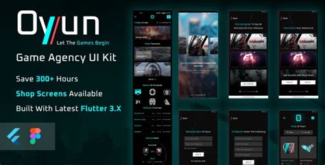 Oyun Gaming Flutter 30 App Ui Codemarket