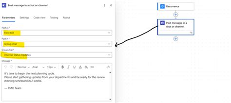 How To Schedule A Recurring Teams Message For Internal Status Updates Using Power Automate
