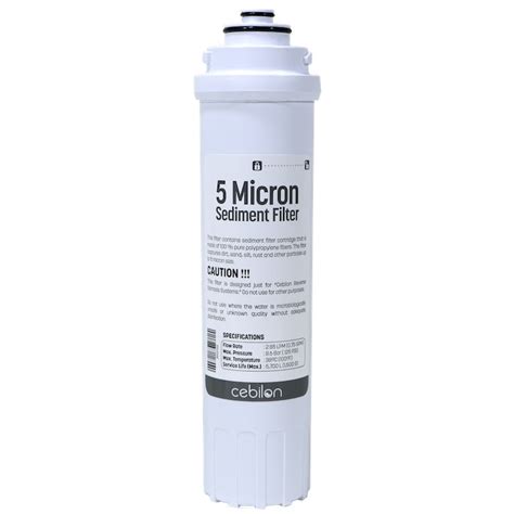 5 Micron Sediment Filter Van Boswel