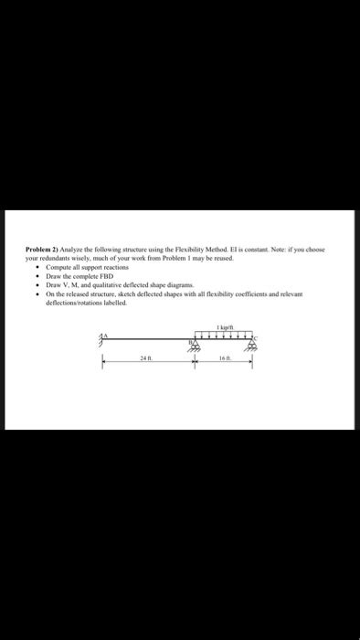 solved problem 2 analyze the following structure using the