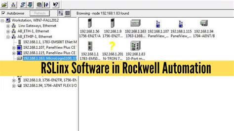 What Is Rslinx Software In Rockwell Automation