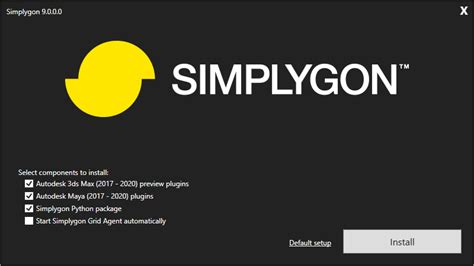 Basic Installation Simplygon 10 Documentation
