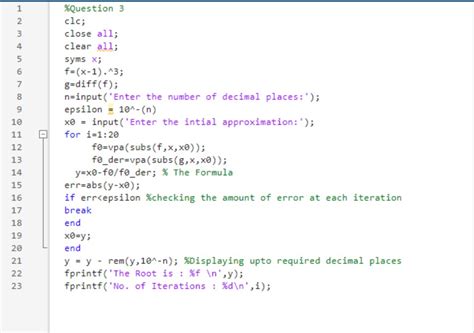 Solved Use Both Halley And Newton Methods To Find The Global