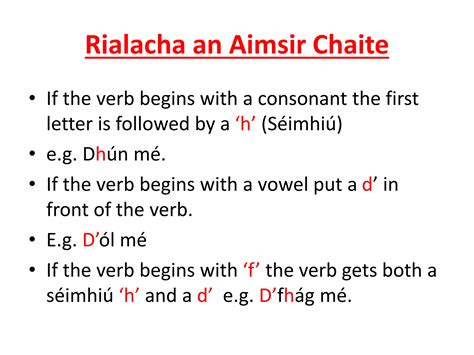 An Aimsir Chaitepptx Irish Language Ppt Pptx