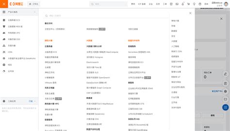 阿里云控制台首页